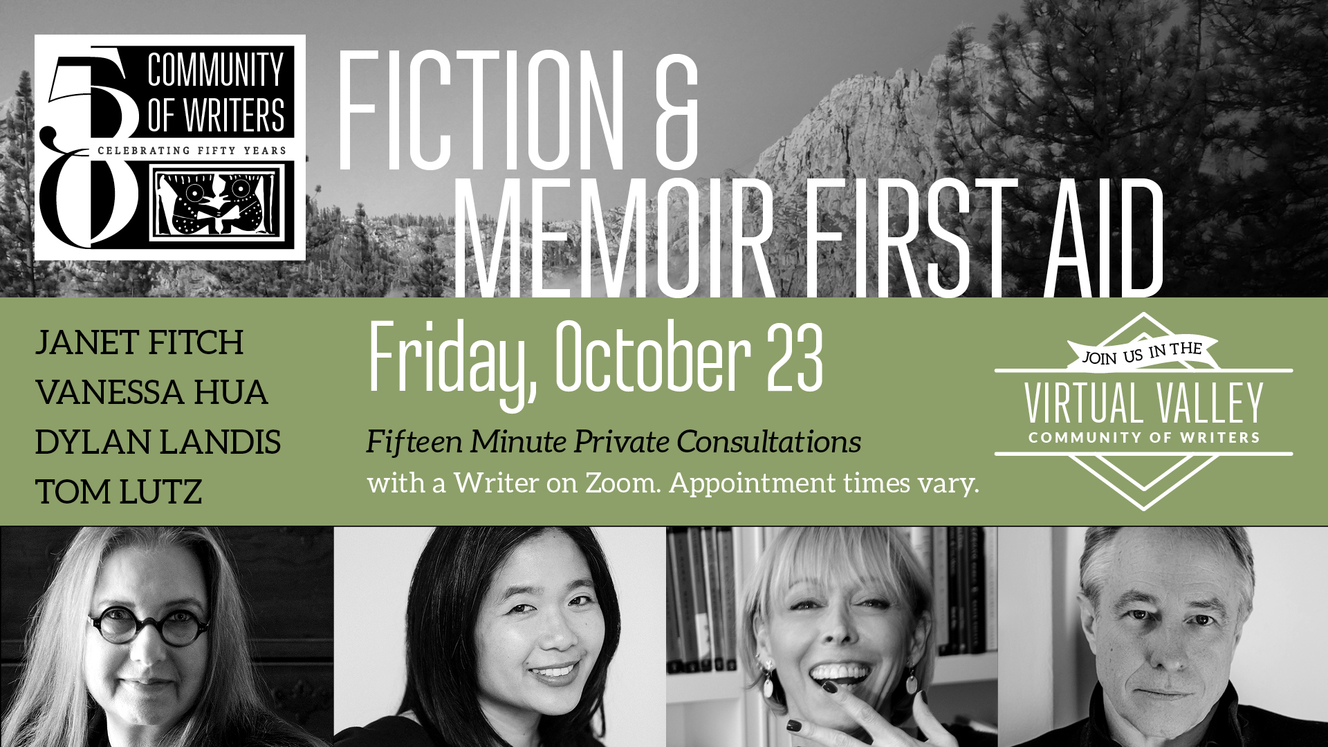 Fiction & Memoir First Aid (Session 4) | Community of Writers
