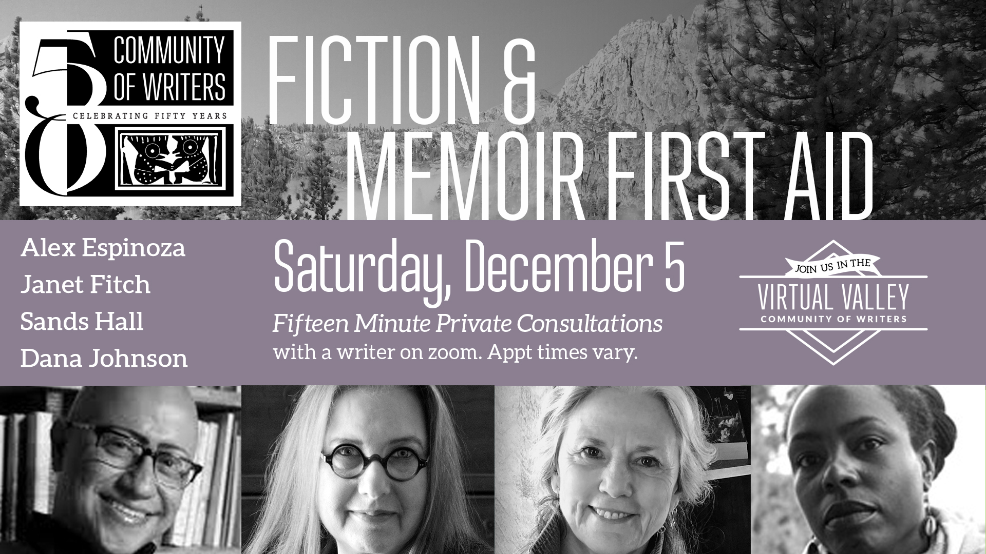 Fiction & Memoir First Aid | Community of Writers