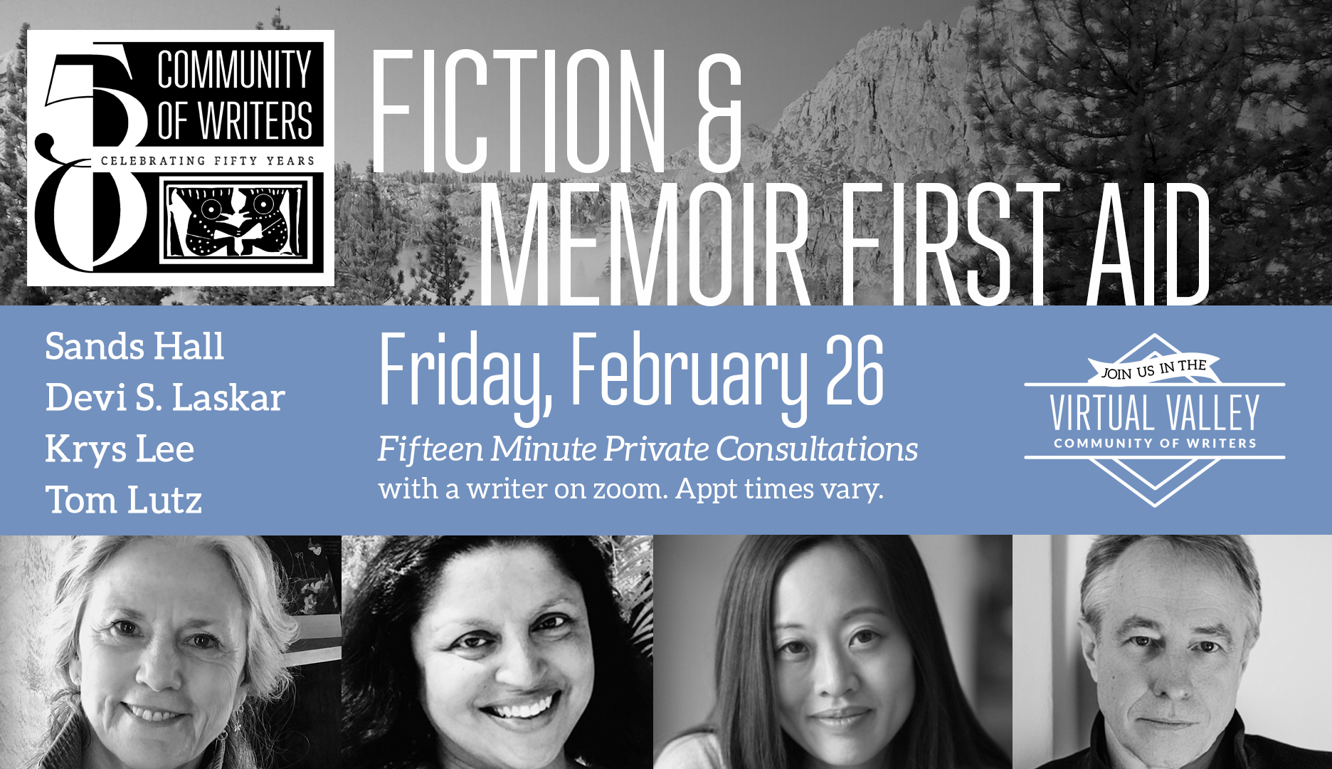 Fiction & Memoir First Aid | Community of Writers