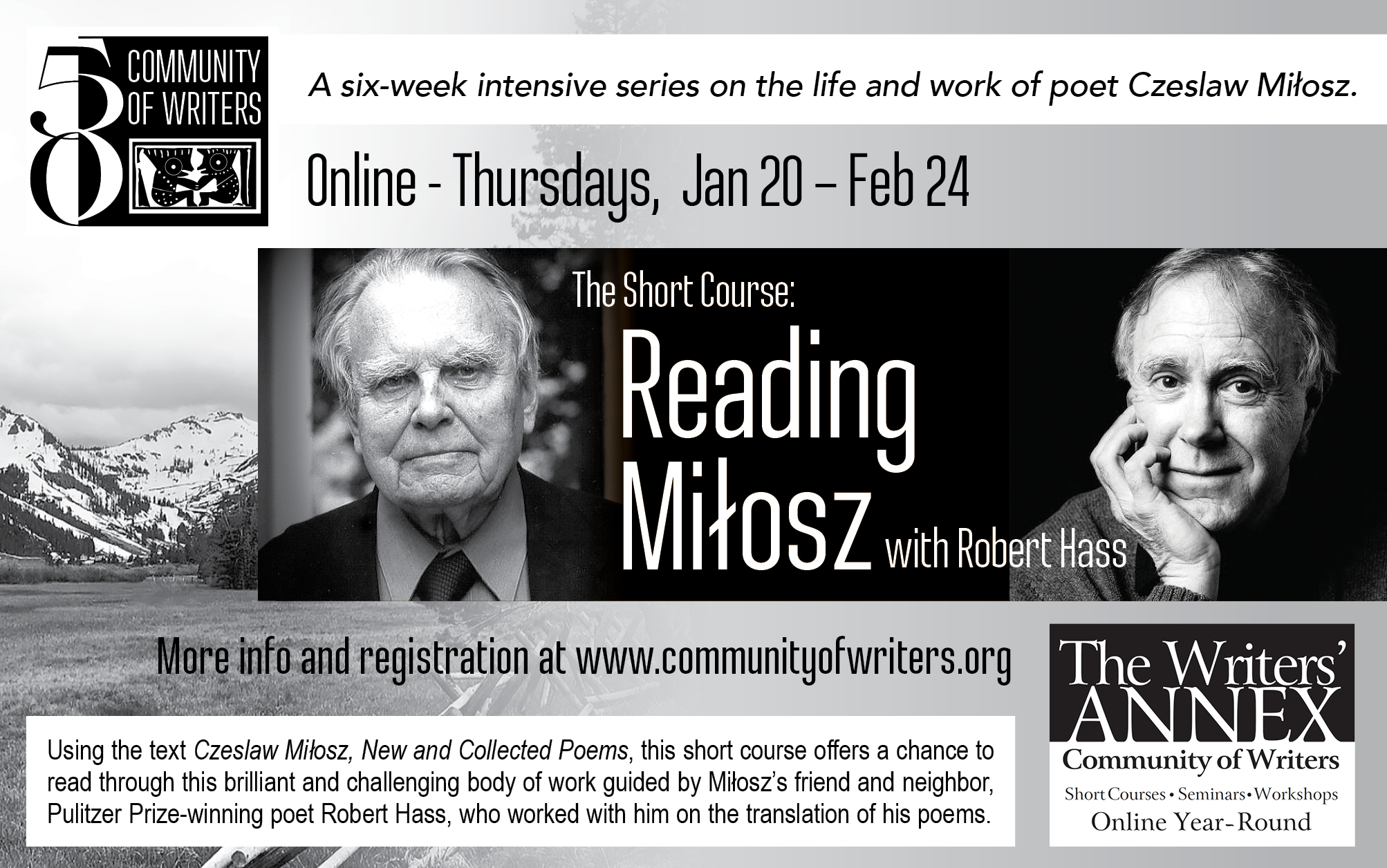 Online Literary Courses | Community of Writers