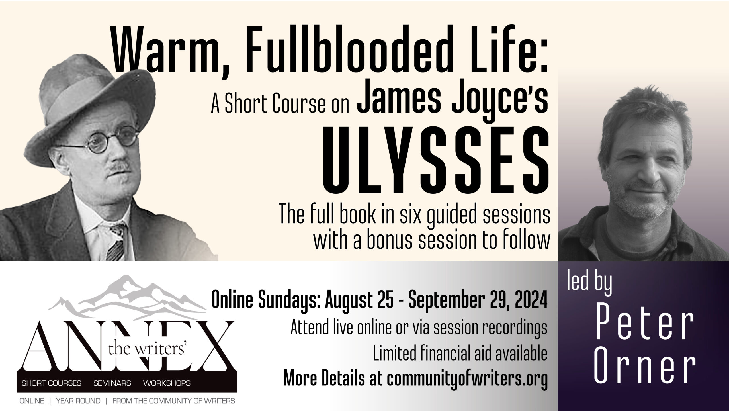A Short Course: Warm, Fullblooded Life - Joyce's Ulysses in Seven Weeks ...